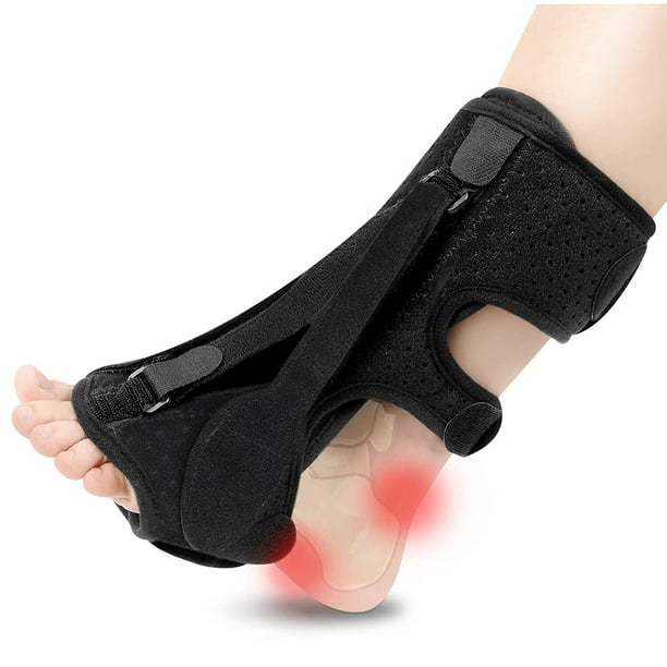 1 Pack Plantar Fasciitis Night Splint 3 Adjustable Straps Relief Brace ...