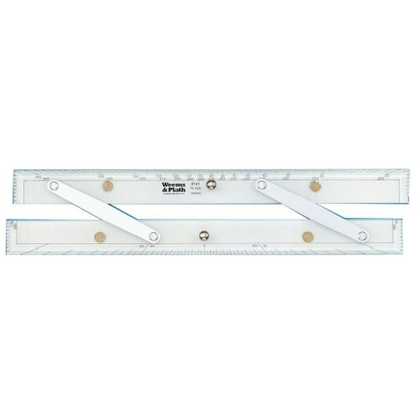 Weems & Plath Marine Navigation Parallel Ruler (Aluminum Arms, 15-Inch ...