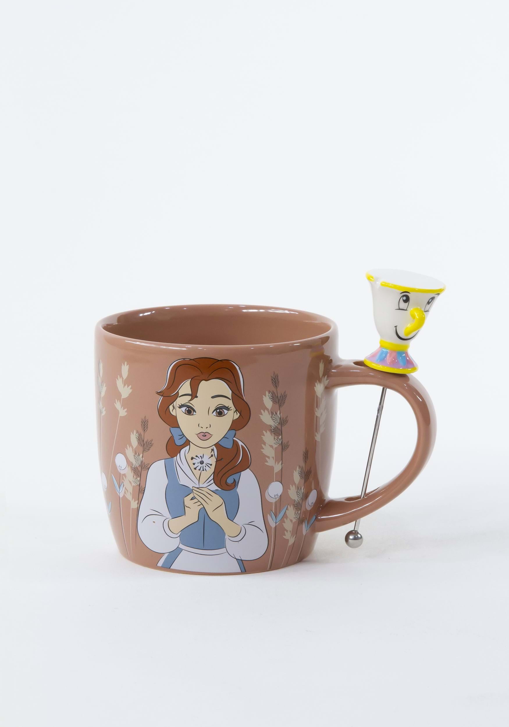 Disney Beauty and the Beast Belle Mug with Stirrer - Walmart.com