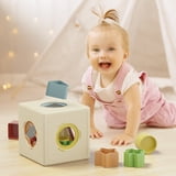 Quercetti: PlayBio Kubo Shape - 11pc Cube Block Sorter Toy, Shape-Size ...