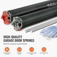 KFFKFF Garage Door Torsion Springs Pair of 0.250" x 2" x 28" with Non ...
