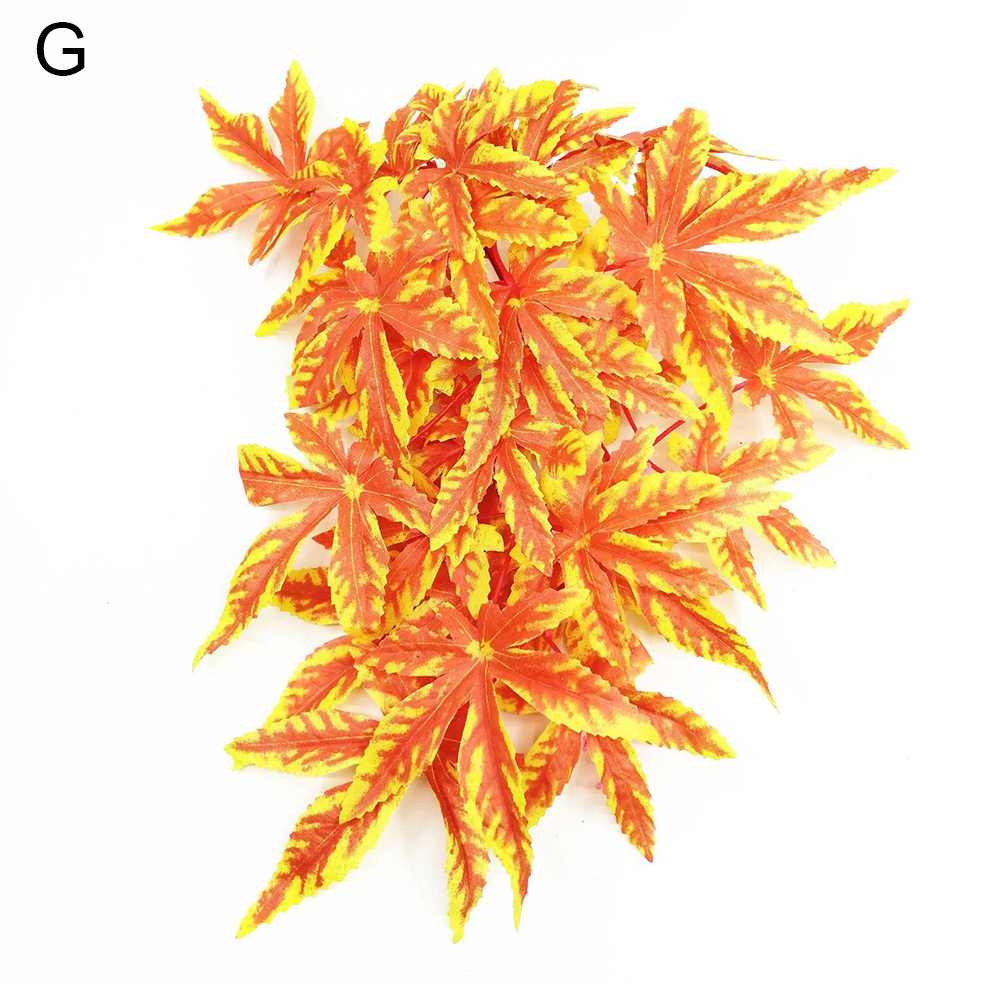 Aquarium Artificial Water Grass Plant Hanging Leaves Vine Rattan Fish ...