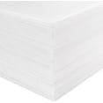 50 Pack 12 x 16 x 1/8 inch Foam Core Backing Boards, White Foam Boards ...