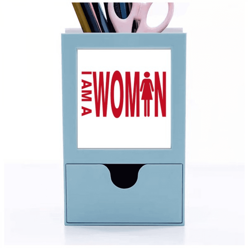 Status Status Status Women Gender Desk Supplies Organizer Pen Holder ...