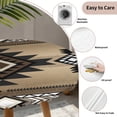 Brown Southwest Round Tablecloth for 36-44 Inch Tables,Fitted Table ...
