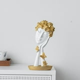 Resin Face Thinker Statue, Gift Sculpture Figurine Character Ornaments ...