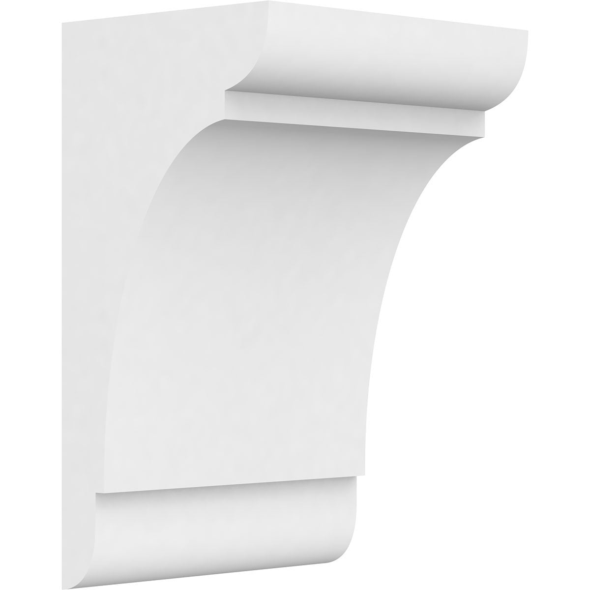 5"W x 4"D x 8"H Standard Olympic Architectural Grade PVC Corbel ...