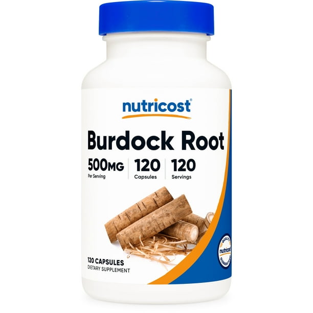 Nutricost Burdock Root 500mg, 120 Capsules - Gluten Free, Non-GMO ...