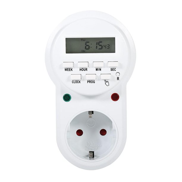Digital Electronic Programmable Minute Hour Week 7 Day Timer Switch ...