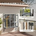 PawHut Catio Outdoor, Cat Window Catio for 2-3 Large Indoor Cats with 2 ...