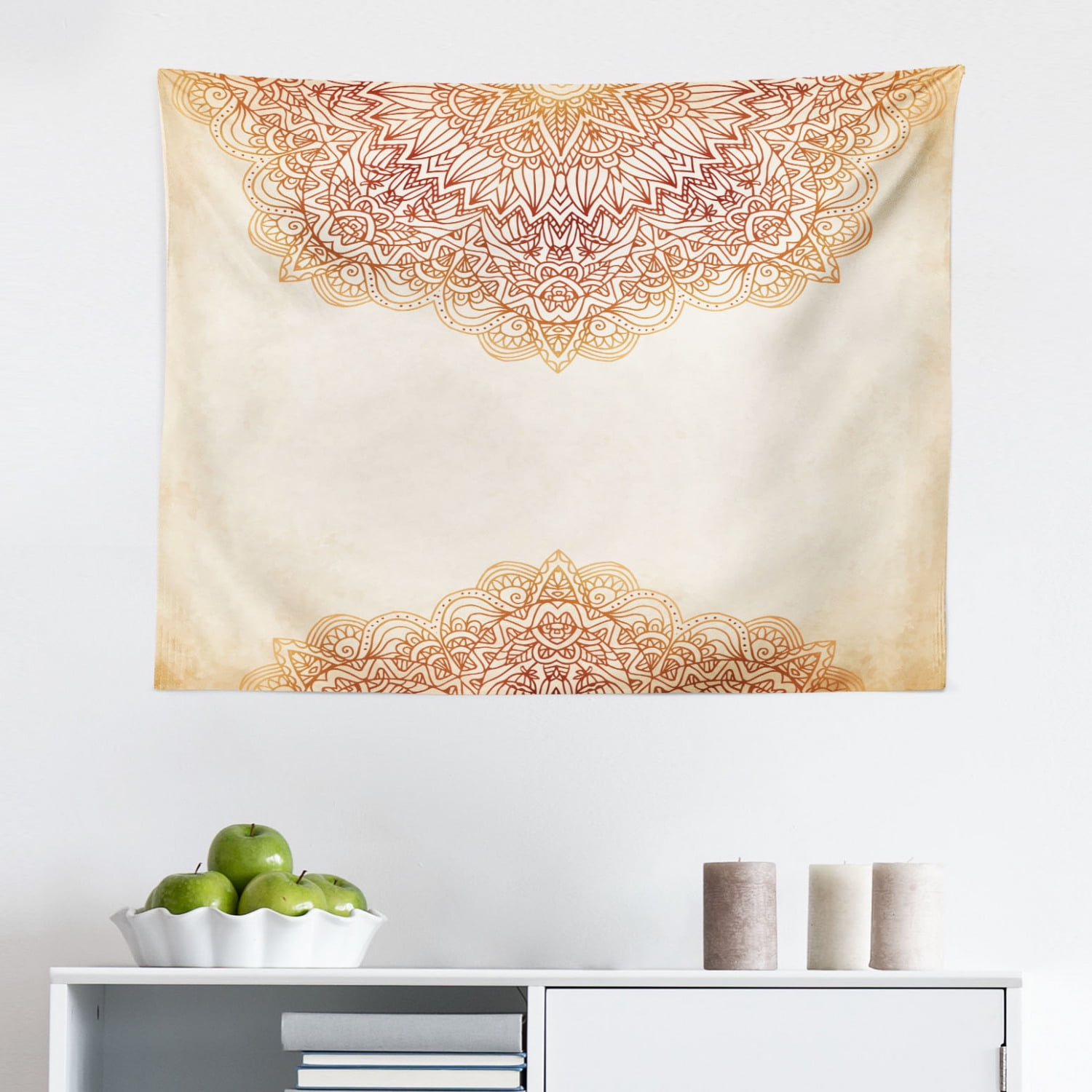 Victorian Tapestry, Traditional Floral Round Circle with Baroque ...