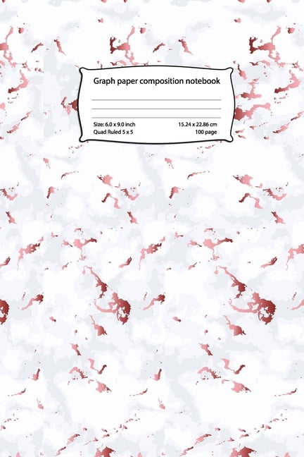 Graphing Paper Composition Notebook 5 Squares Per Inch 6.0 X 9.0: Graph ...