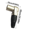 3/4/5Pin Small XLR Microphones Connectors Male/Female Plugs Sockets ...