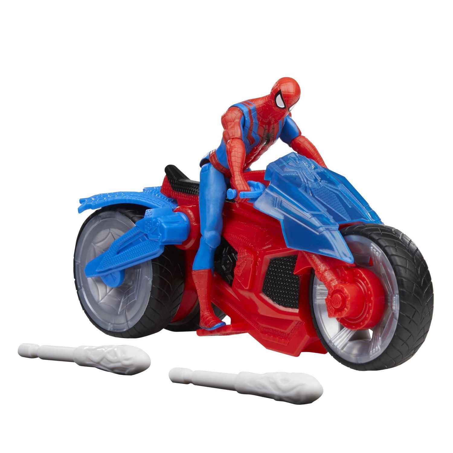 Click here for Marvel Spider-Man Web Blast Cycle Toy Set With 4 I... prices