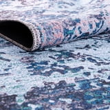 Rugs.com Francesca Collection Washable Rug – 10 Ft Square Light Blue ...