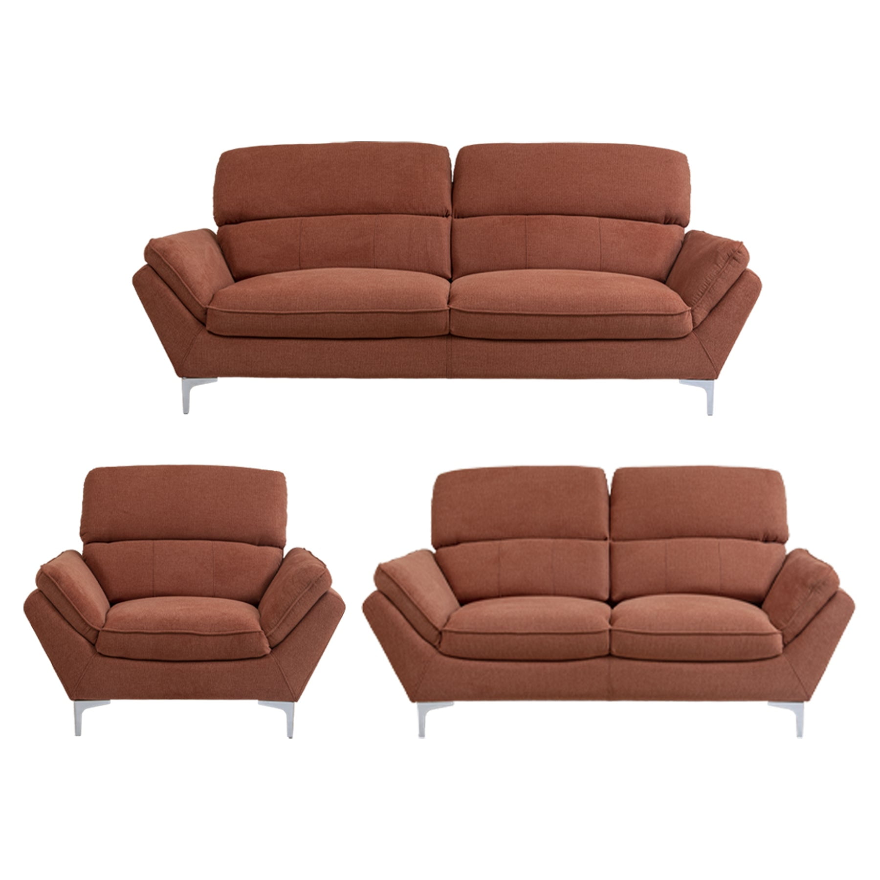 Sala 3 2 1 Ventosella Mamey - Kessa Muebles | Walmart en línea