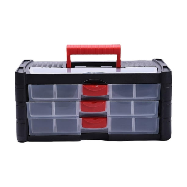 Hardware Organizer Box Compartments Portable Tools Organizer Box with ...