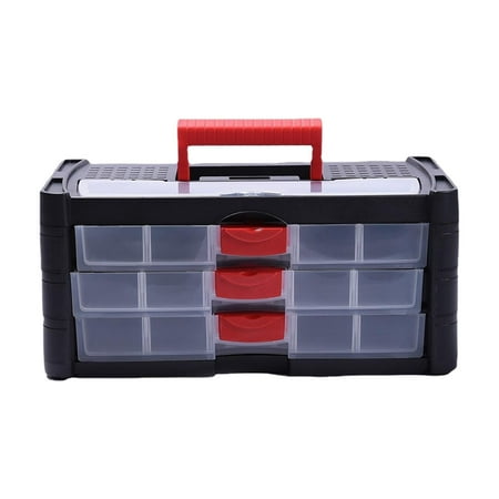 Hardware Organizer Box Compartments Portable Tools Organizer Box with ...