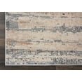 Nourison Rustic Textures Abstract Beige/Grey 7'10" x 10'6" Area Rug ...