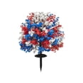 4th Of July Decorations, Artificial Flowers Red White Blue Decor ...