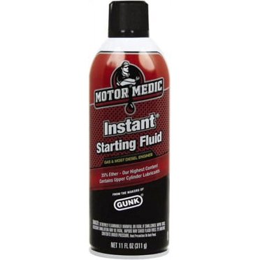 Gunk® Motor Medic™ Liquid Fire™ Quick Starting Fluid 7.5 oz. Can ...