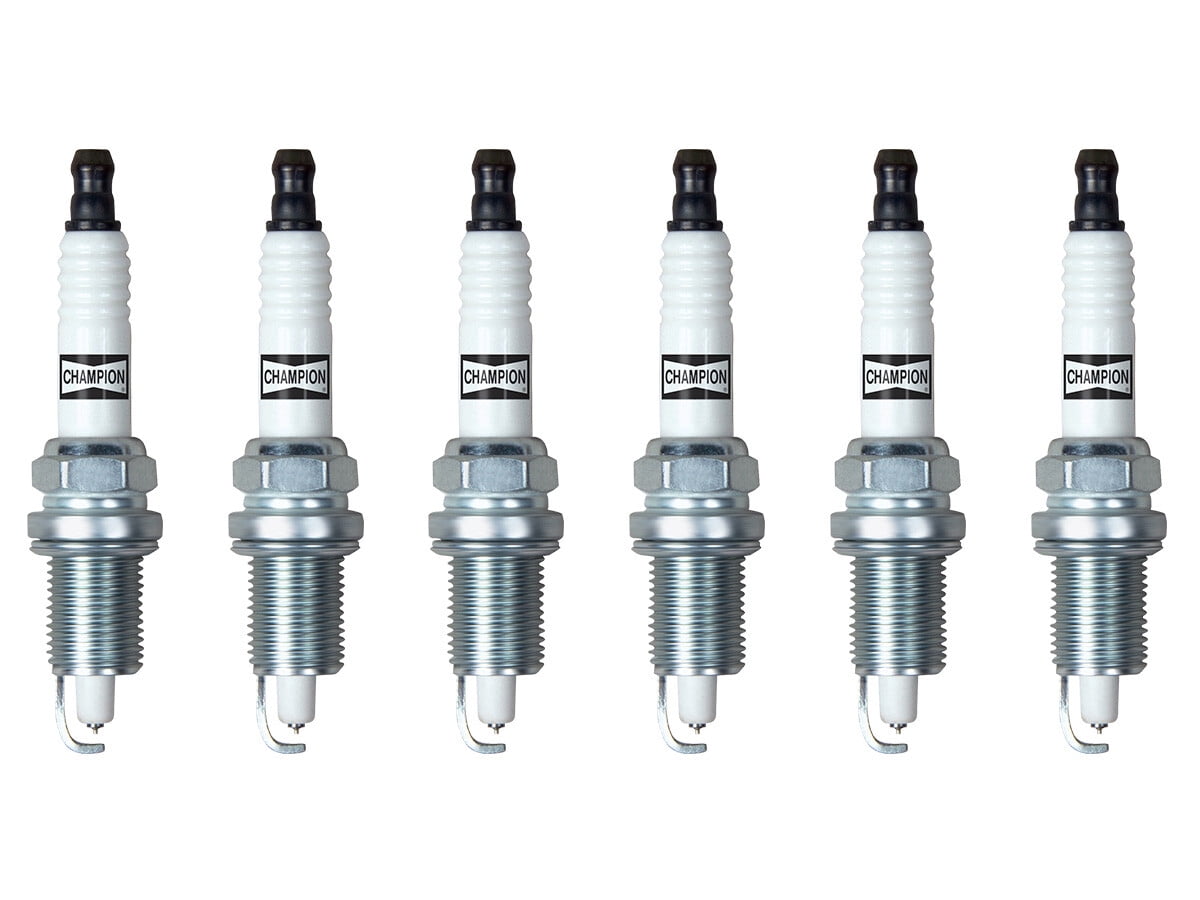 Juego 6 Bujías De Encendido Sebring 2007 A 2008 Chrysler V6 3.5L Doble Platino CHAMPION ...