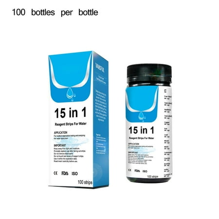 mmirethe 15-in-1 Water Quality Test Paper Water Hardness Test Strips ...