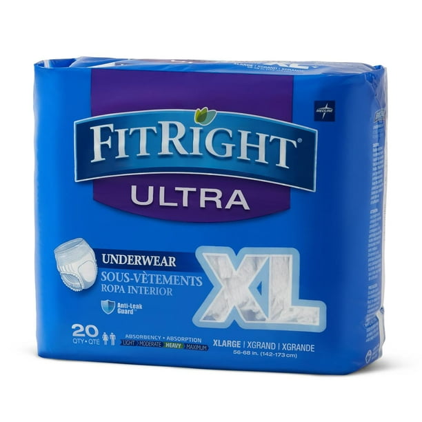 FitRight Ultra Protective Underwear,X-Large - Walmart.com - Walmart.com