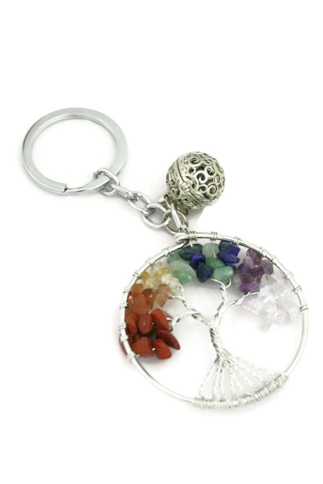 Chakra Tree Essential Oil Diffuser Keychain- Multi-colored - Walmart.com