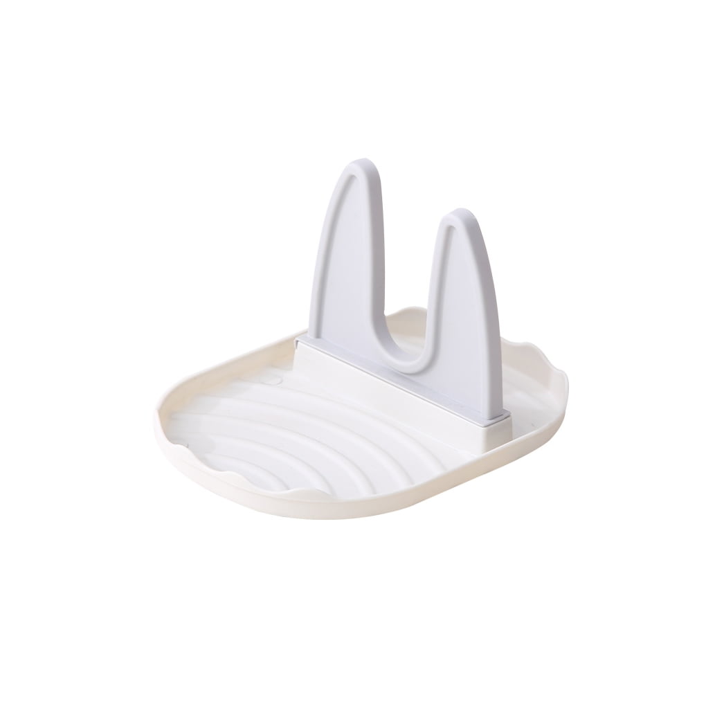 Pot Lid Holder Plastic Countertop Cookware Spatula Rack Detachable ...