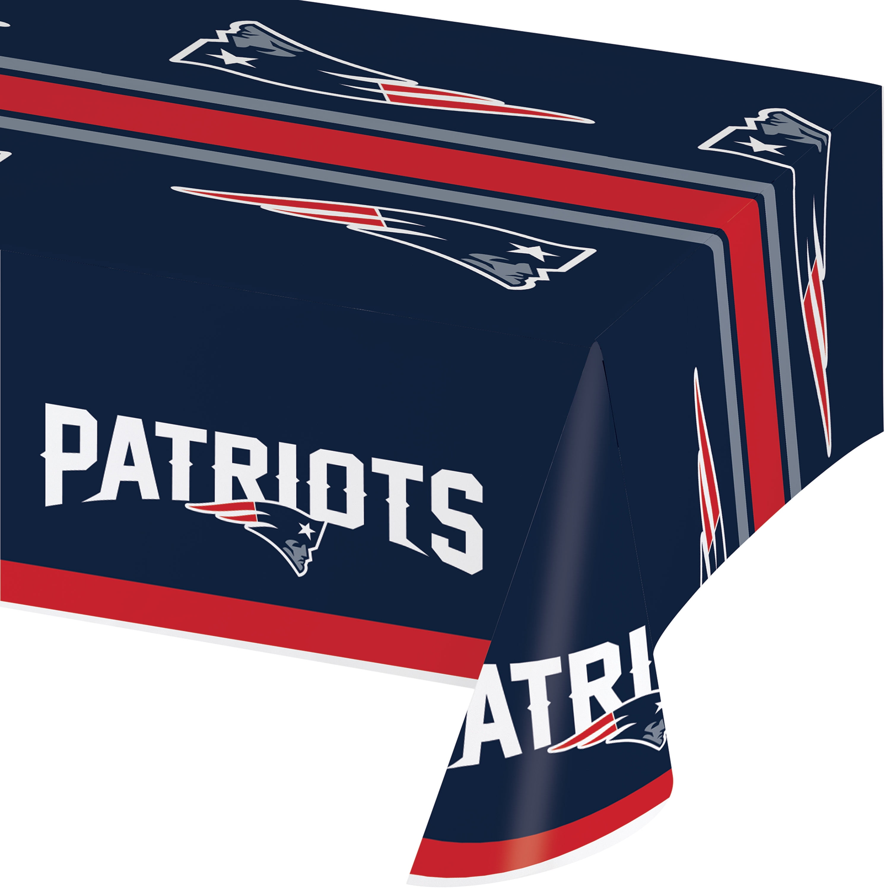 New England Patriots Plastic Tablecloths, 3 Count - Walmart.com