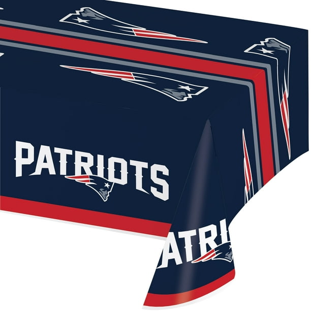 New England Patriots Plastic Tablecloths, 3 Count - Walmart.com