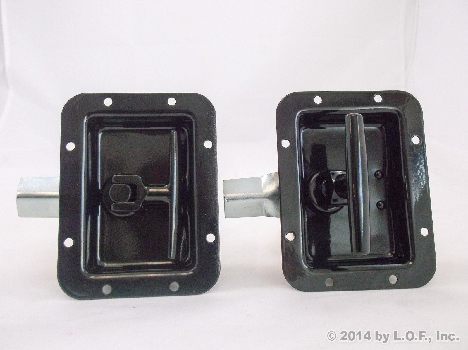 Buy Red Hound Auto Pair (2 Pack) RV Paddle Lock Black Folding T Handle ...