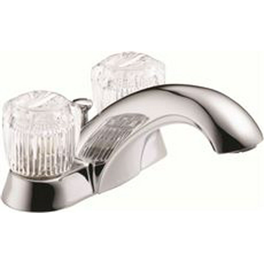 Delta Bathroom Faucet, Two Handle, Chrome, Lead Free, 1.2 Gpm - Walmart ...