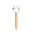 13in Stainless Steel Danish Dough Whisk, Wooden Handle Baking Tool ...