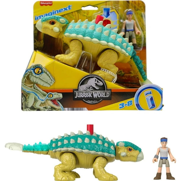 Dinosaurio de Juguete Bumpy y Ben MATTEL Imaginext Jurassic World ...