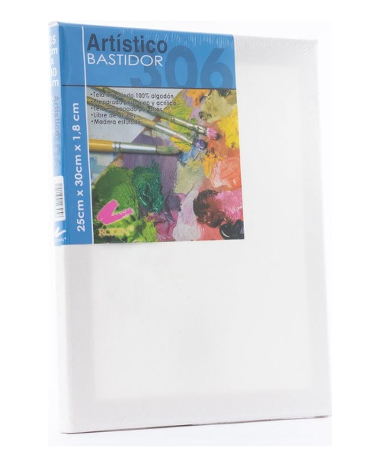Bastidor Artístico T-306 Tela 25 X 30Cm Rodin multicolor SIN TAMAÑO ...
