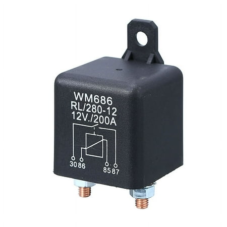 Battery Car Auto 200A Cut-off Relay High Power Electromagnetic Starter ...