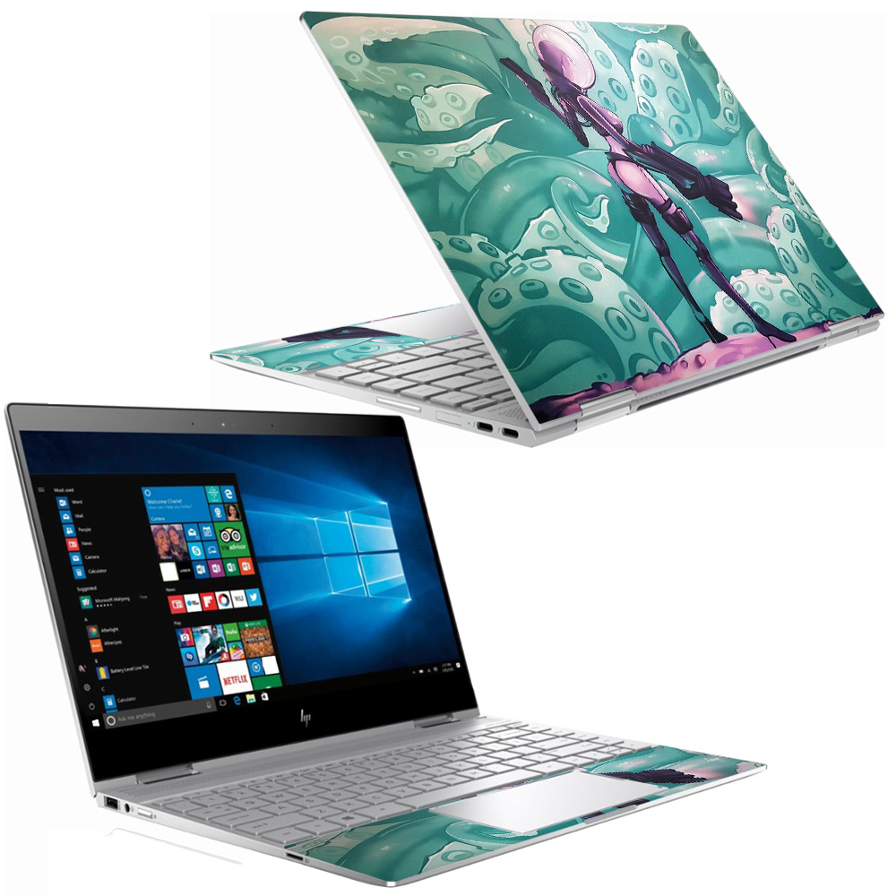 Skin Decal Wrap Compatible With HP Spectre x360 13" (2018) Sticker ...