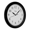 Equity 10 Inch Basics Black Quartz Wall Clock, 25203 - Walmart.com