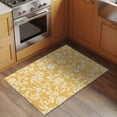 Botanical Rose Bathroom Rug Washable 2x3 Entryway Rug Non Slip Vintage ...
