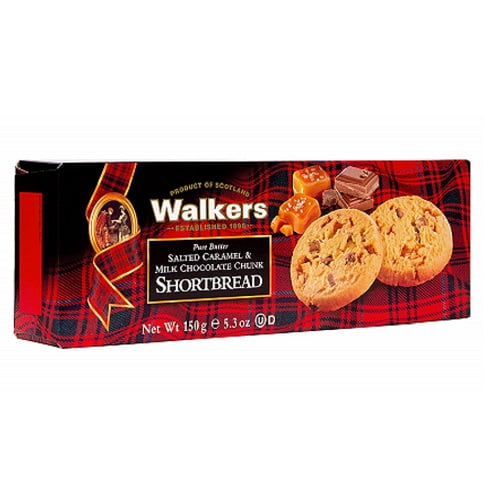 Walkers Shortbread Pure Butter Salted Caramel & Milk Chocolate Chunk, 5 ...