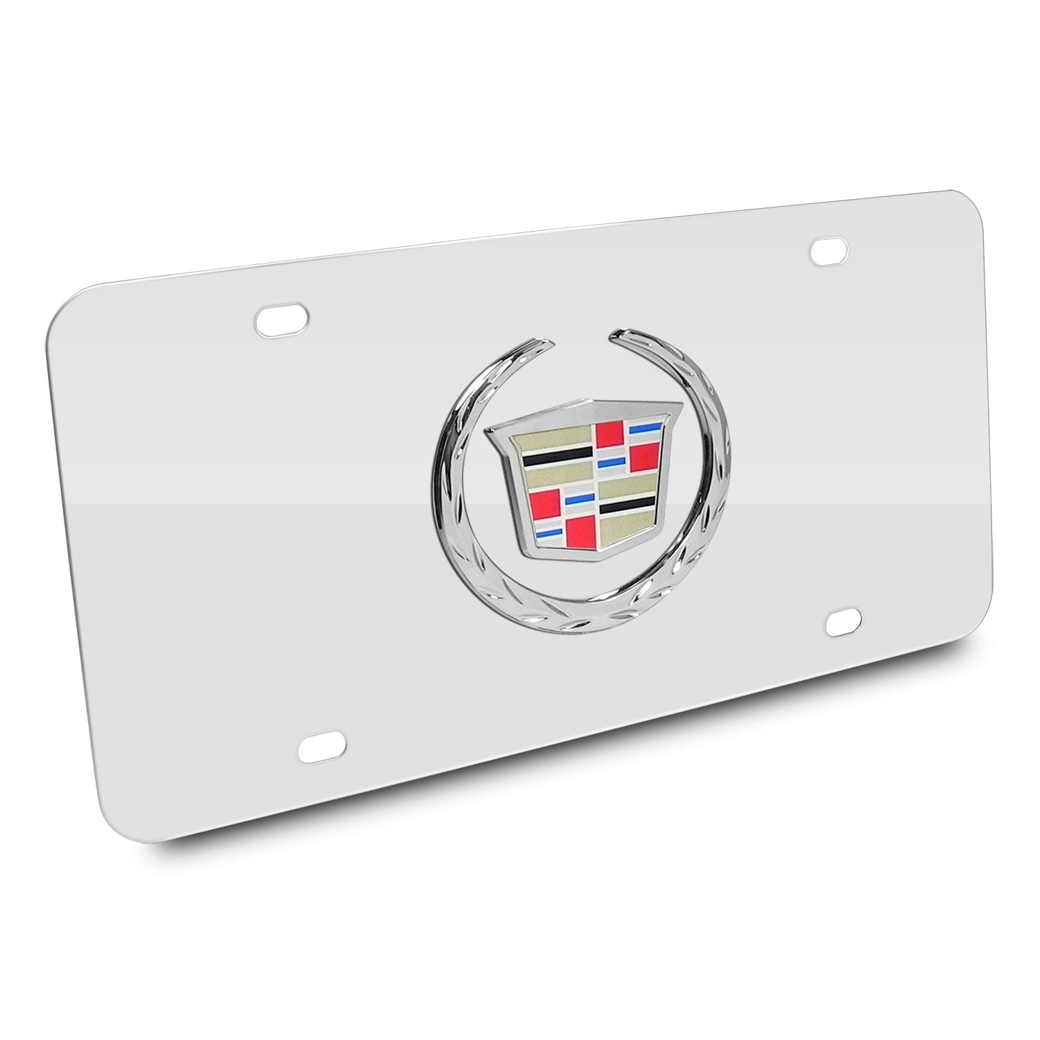 Cadillac New Logo License Plate (Chrome) - Walmart.com