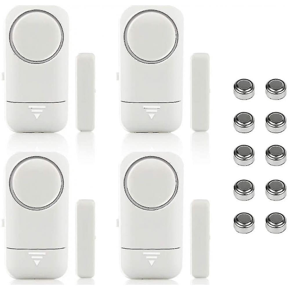 4pcs Door Alarm And Ow Wireless Sensor For Home Safety Safety Safety ...