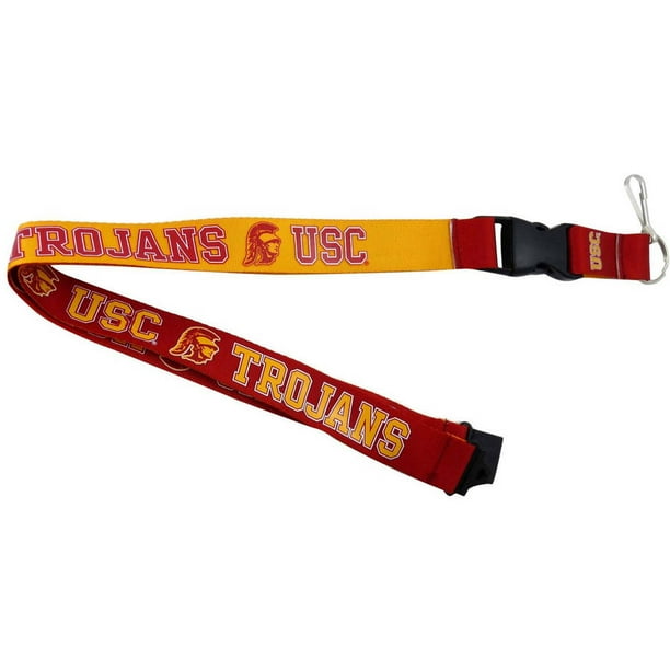 NCAA USC Trojans Team Logo Reversible Lanyard Keychain - Walmart.com