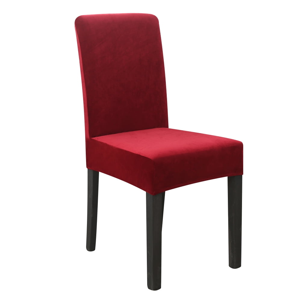 DYstyle Stretch Fox Pile Waterproof Short Dining Chair Slipcover ...