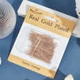 304 Stainless Steel Flat Head Pins for Jewelry Making Real 16K Gold ...