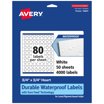 Avery 3/4" x 3/4" Waterproof Heart Labels, 4,000 Labels - Walmart.com
