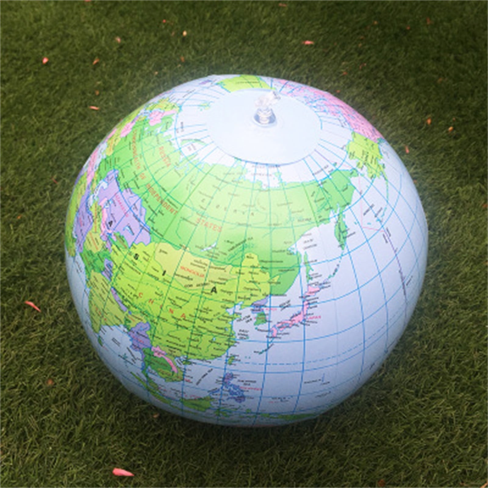 Buy QISIWOLE 16 Inch Inflatable World Globe, Inflatable Earth Beach ...