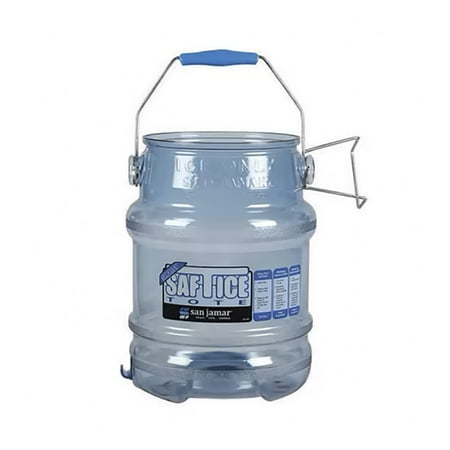 San Jamar Shorty Saf-T-Ice Commercial Ice Tote 5 gal (1 Pack)